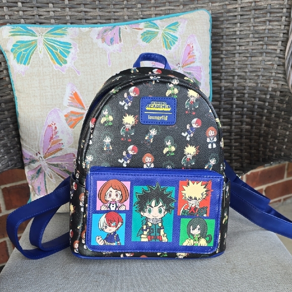 Loungefly | Bags | Loungefly My Hero Academia Black And Blue | Poshmark